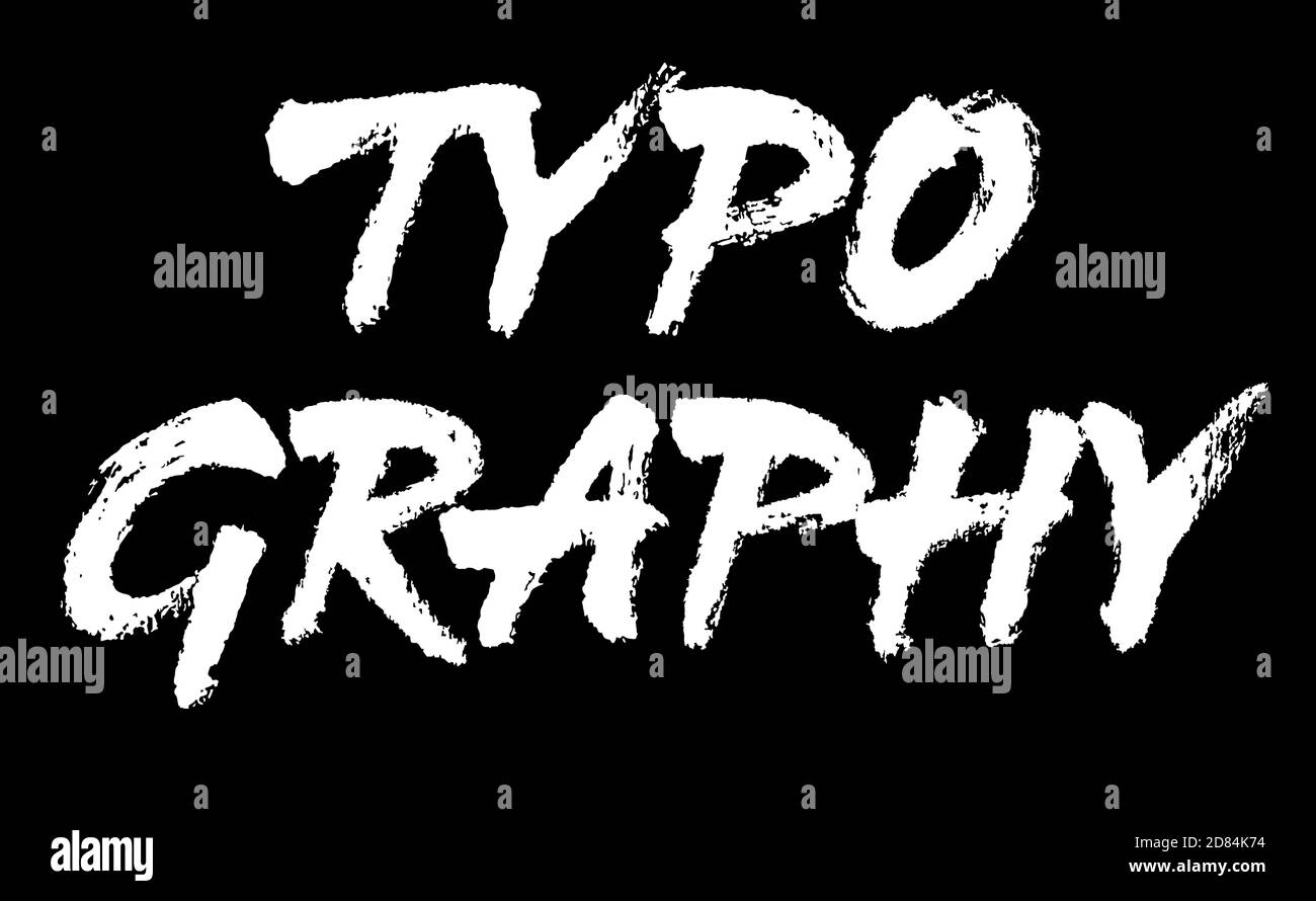 Typography vector lettering Stock Vector Image & Art - Alamy
