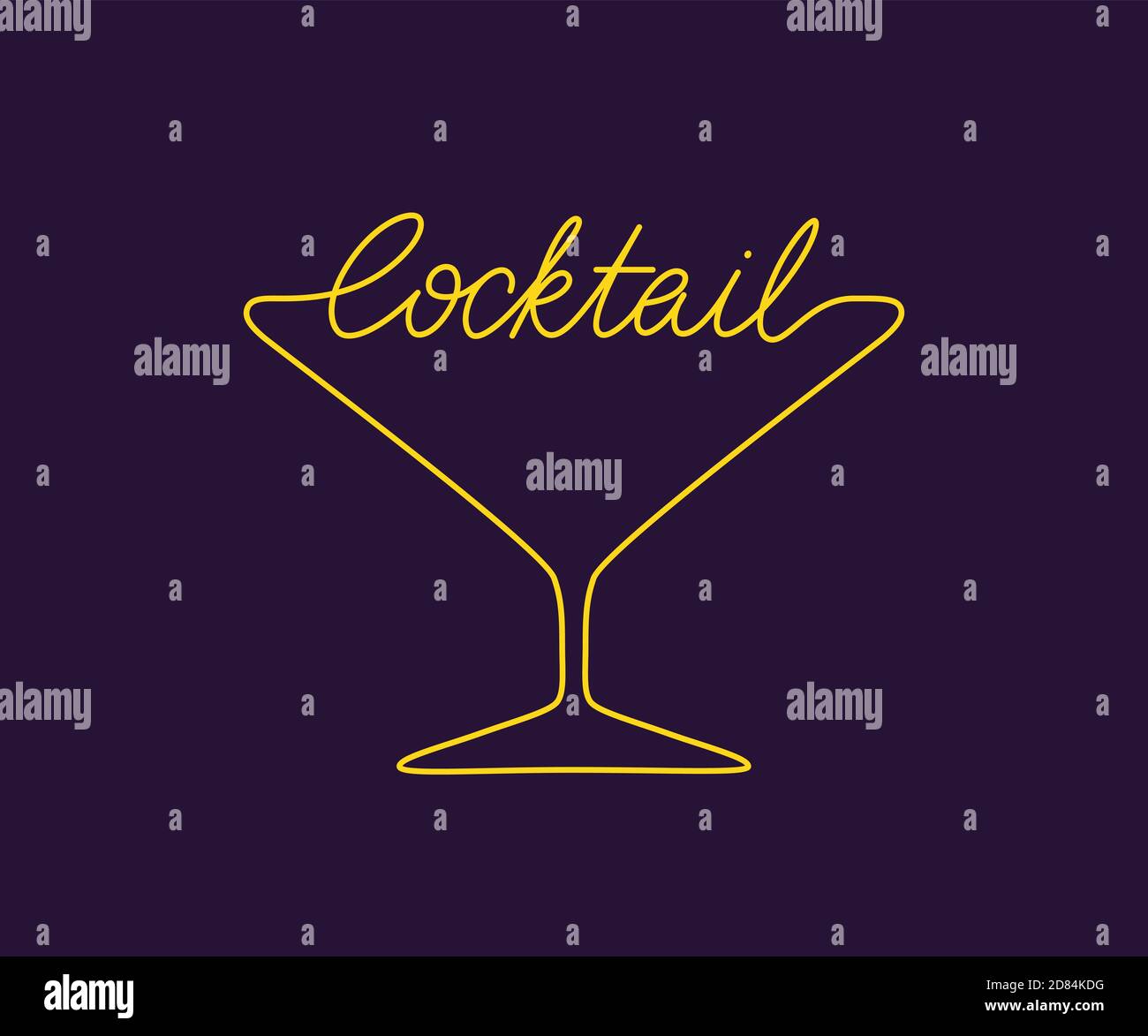 Cocktail logo emblem vector design Stock Vector Image & Art - Alamy