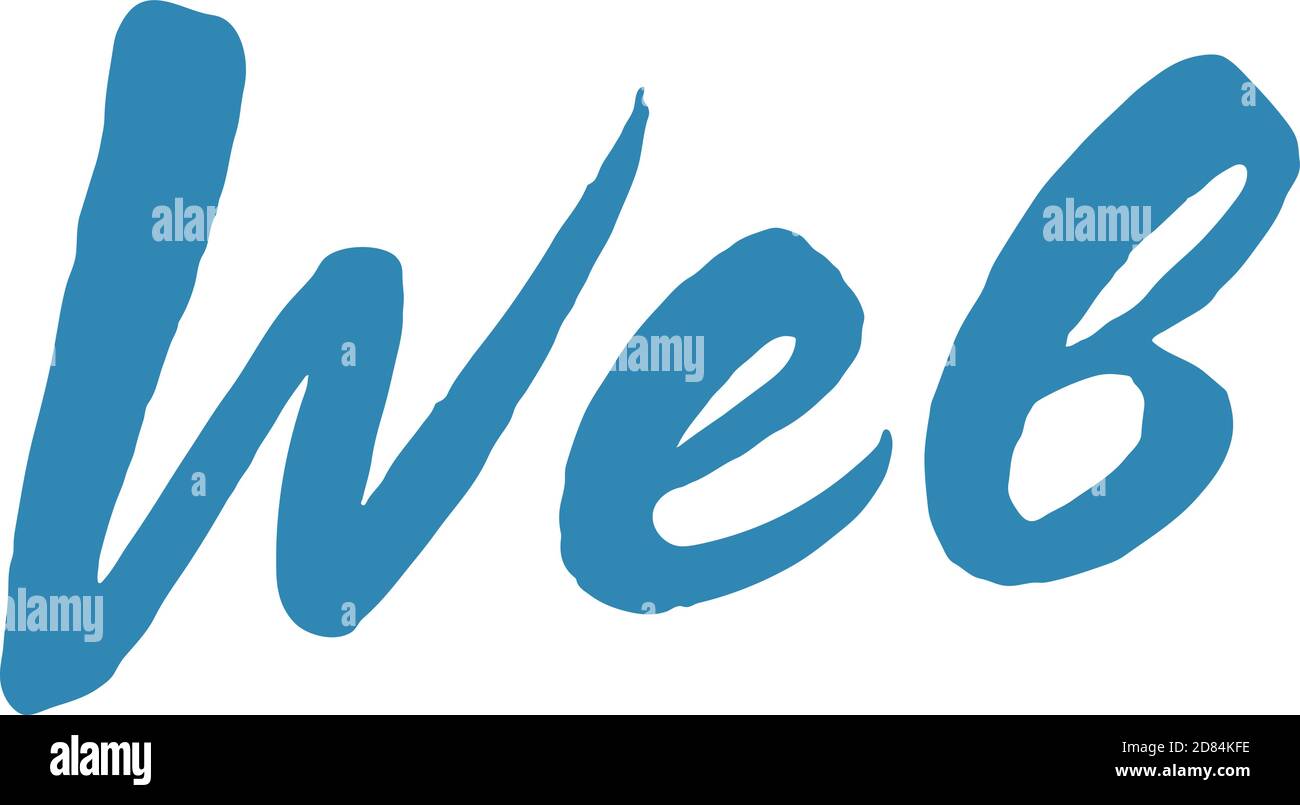 Web vector lettering Stock Vector Image & Art - Alamy