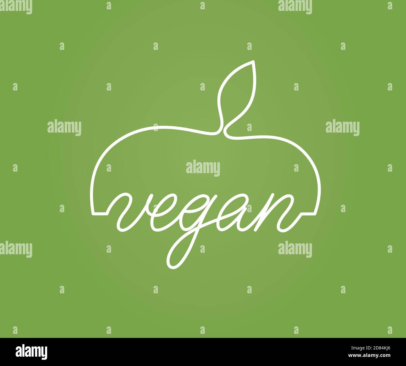 Vegan logo emblem vector design Stock Vector Image & Art - Alamy