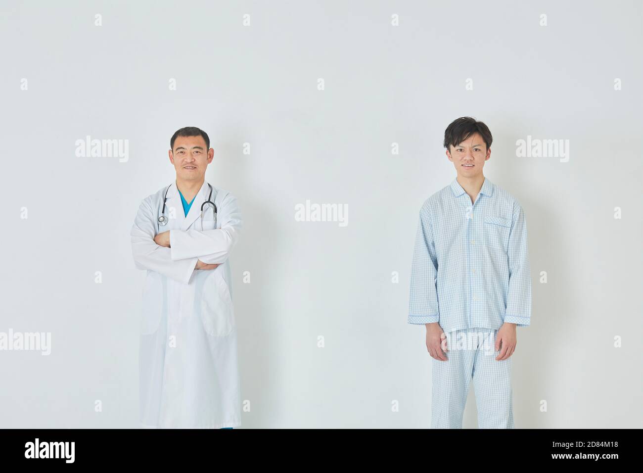 Japanese doctor and patient Stock Photo - Alamy