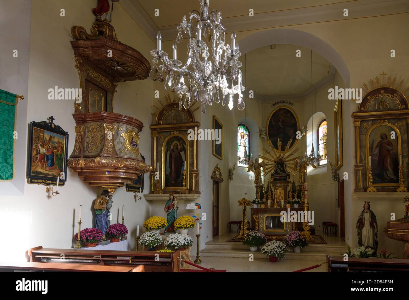 Altenmarkt an der Triesting: church St. Corona am Schöpfl, Wienerwald ...