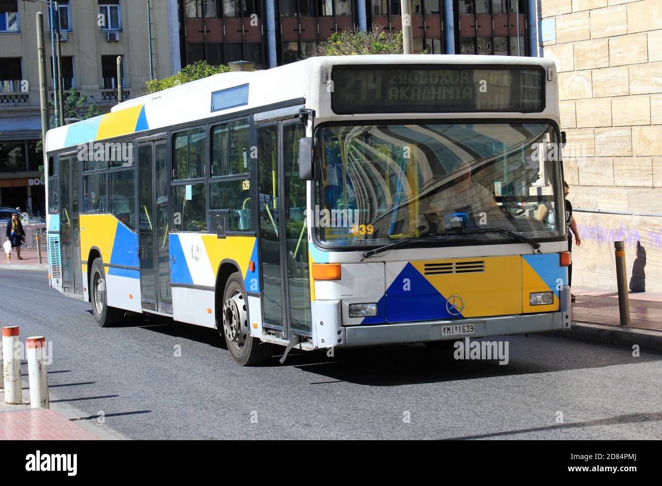 Greek public transport hi-res stock photography and images - Alamy