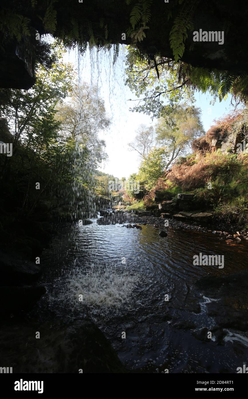 Biglees Waterfall, Fairlie, North Ayrshire, Scotland, UK, 01 Oct 2020 ...