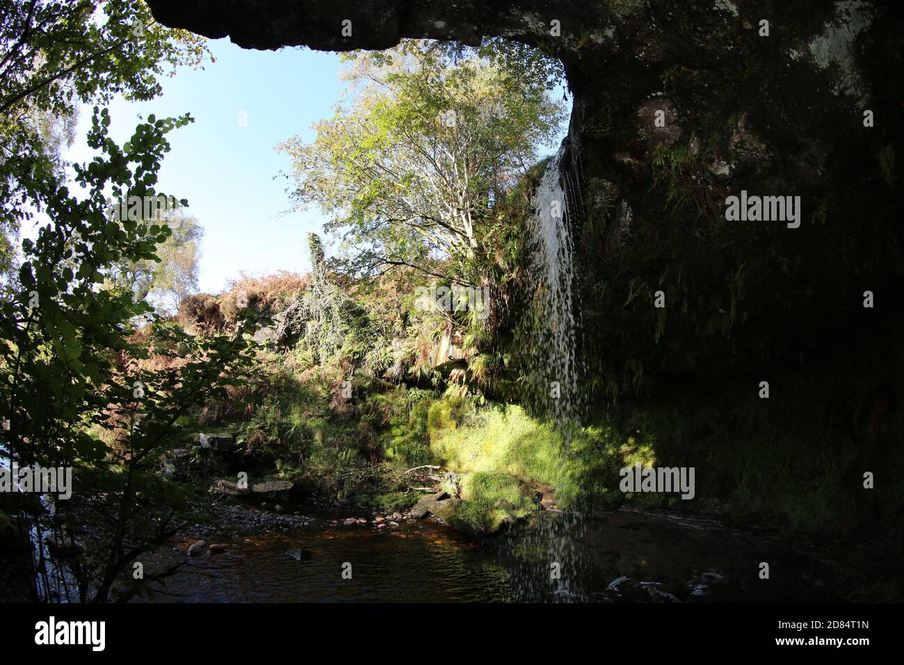 Biglees Waterfall, Fairlie, North Ayrshire, Scotland, UK, 01 Oct 2020 ...