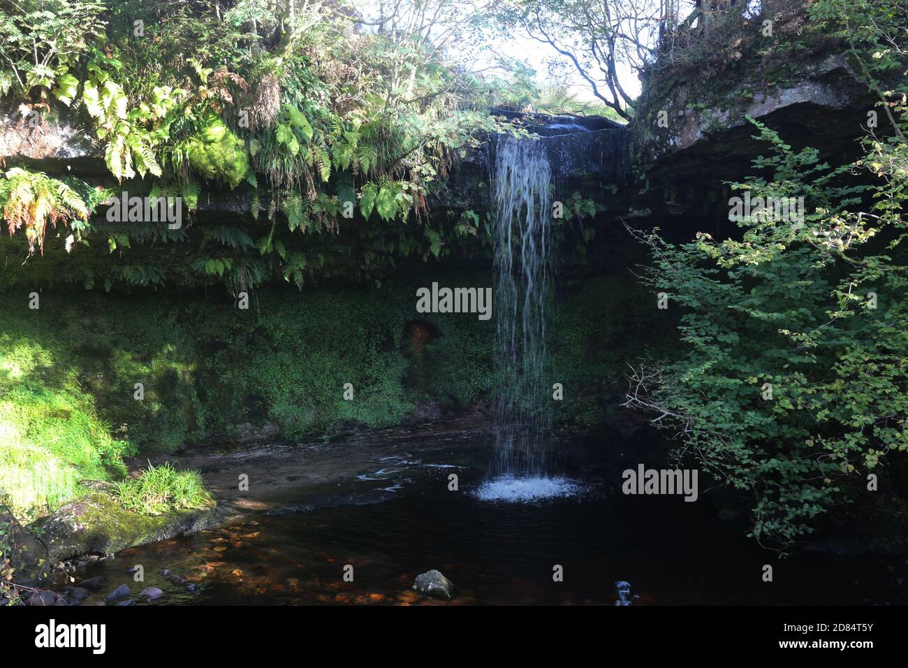 Biglees Waterfall, Fairlie, North Ayrshire, Scotland, UK, 01 Oct 2020 ...