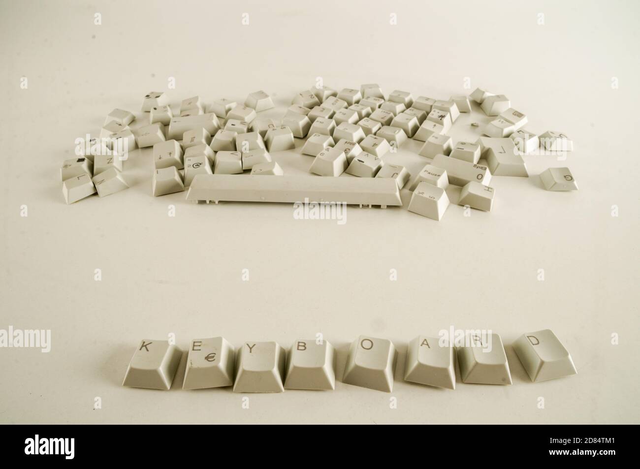 Alphabet numbers and some other keys Stock Photo - Alamy