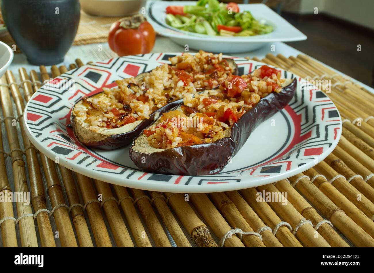 Melitzanes papoutsakia, Greek Baked Eggplant, gluten free Mediterranean ...