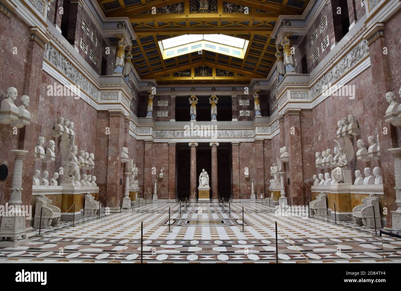 Walhalla germany interior hi-res stock photography and images - Alamy