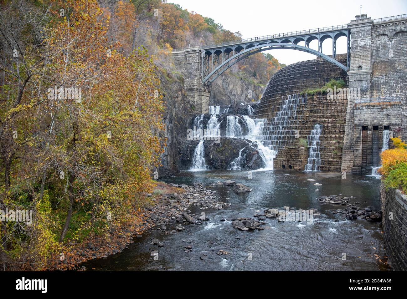 The waterfall at Croton Gorge Park in upstate New York Stock Photo - Alamy