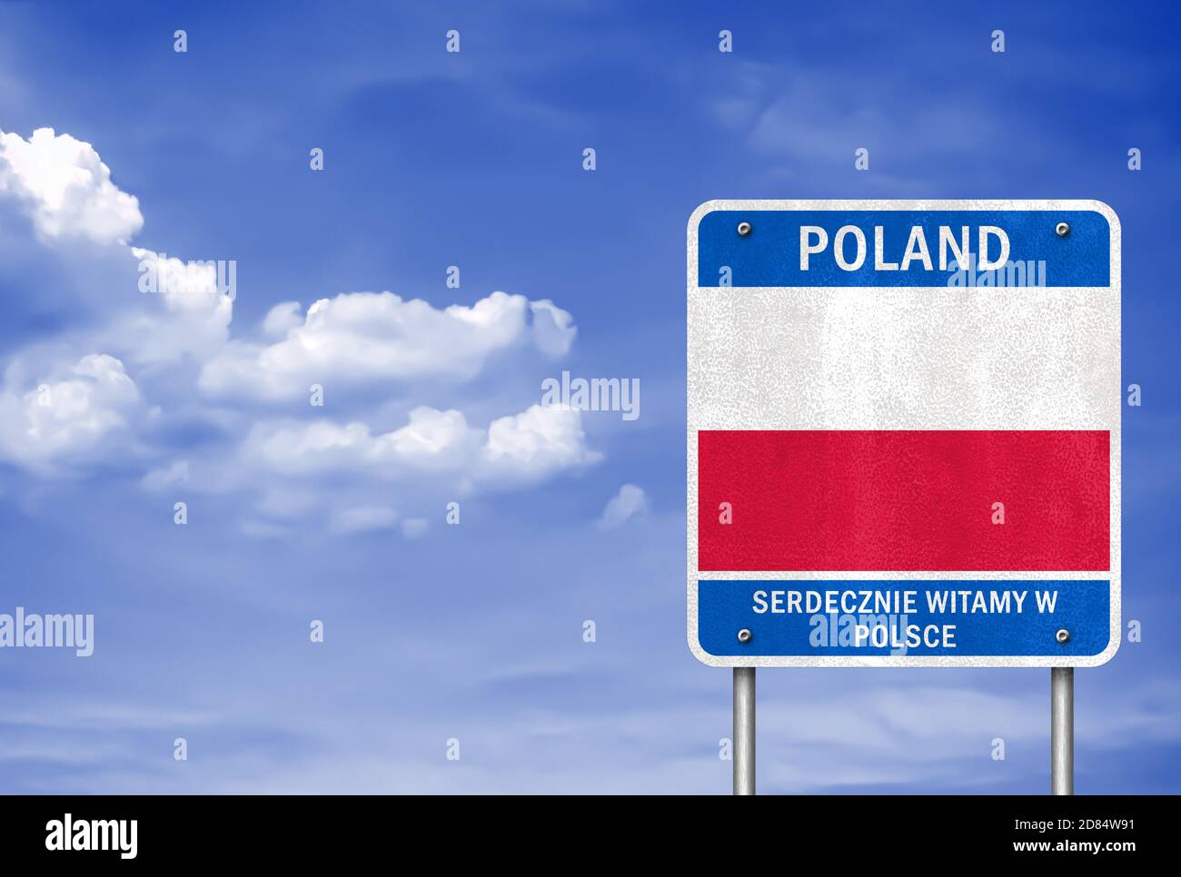 Roadsign poland hi-res stock photography and images - Alamy