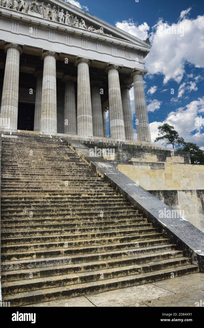 Walhalla - Monument in Bavaria, Germany Stock Photo - Alamy