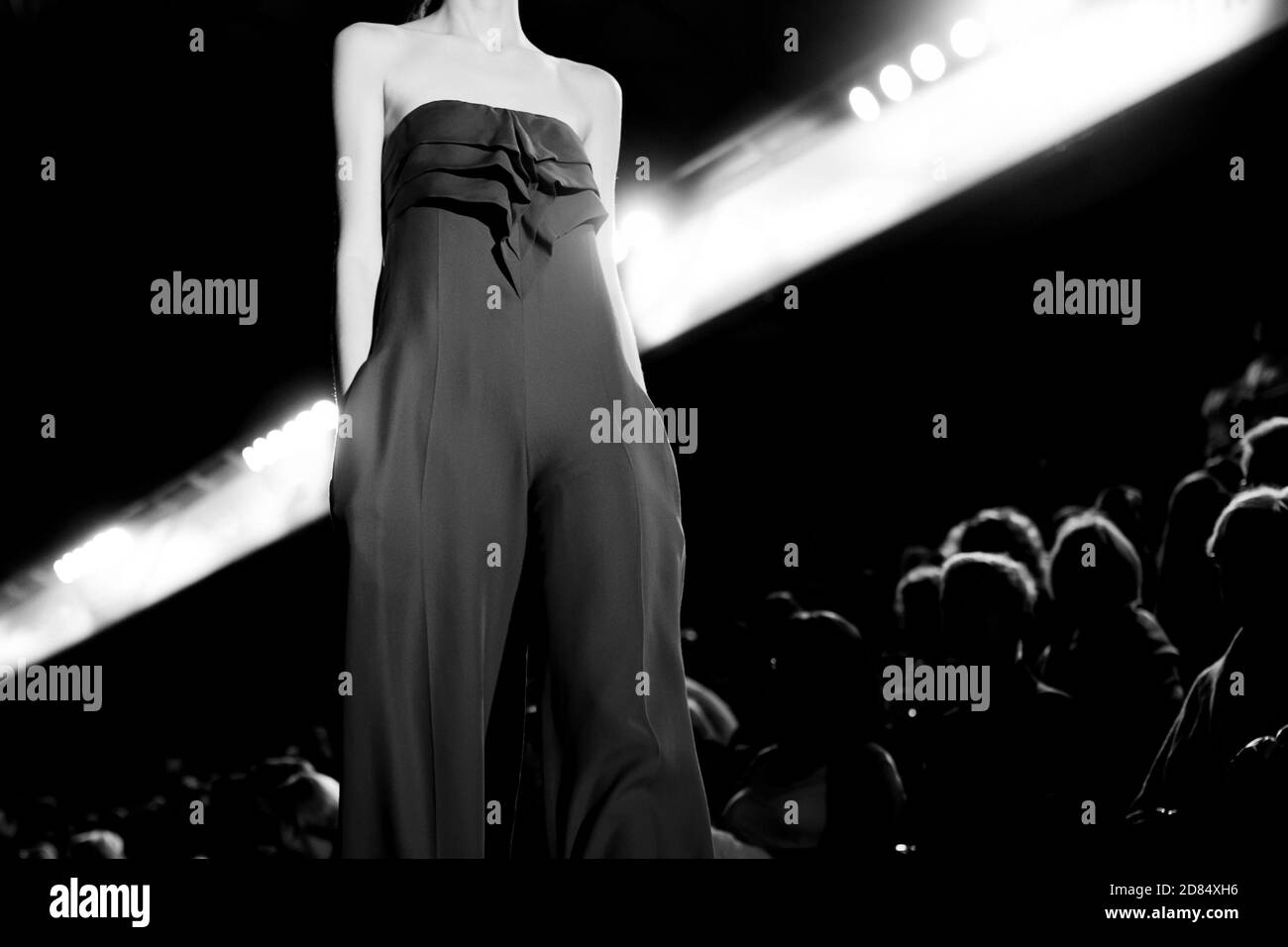 Model runway Black and White Stock Photos & Images - Alamy