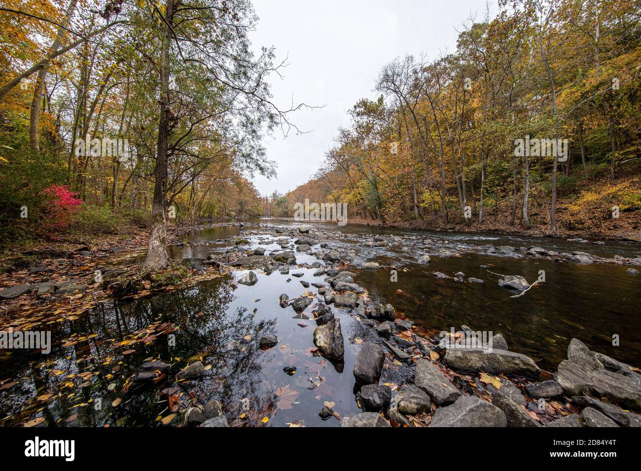 The waterfall at Croton Gorge Park in upstate New York Stock Photo - Alamy