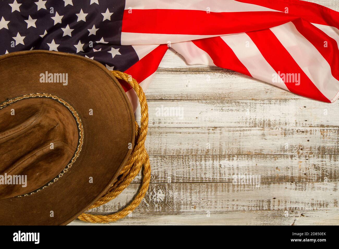 cowboy USA flag Stock Photo - Alamy