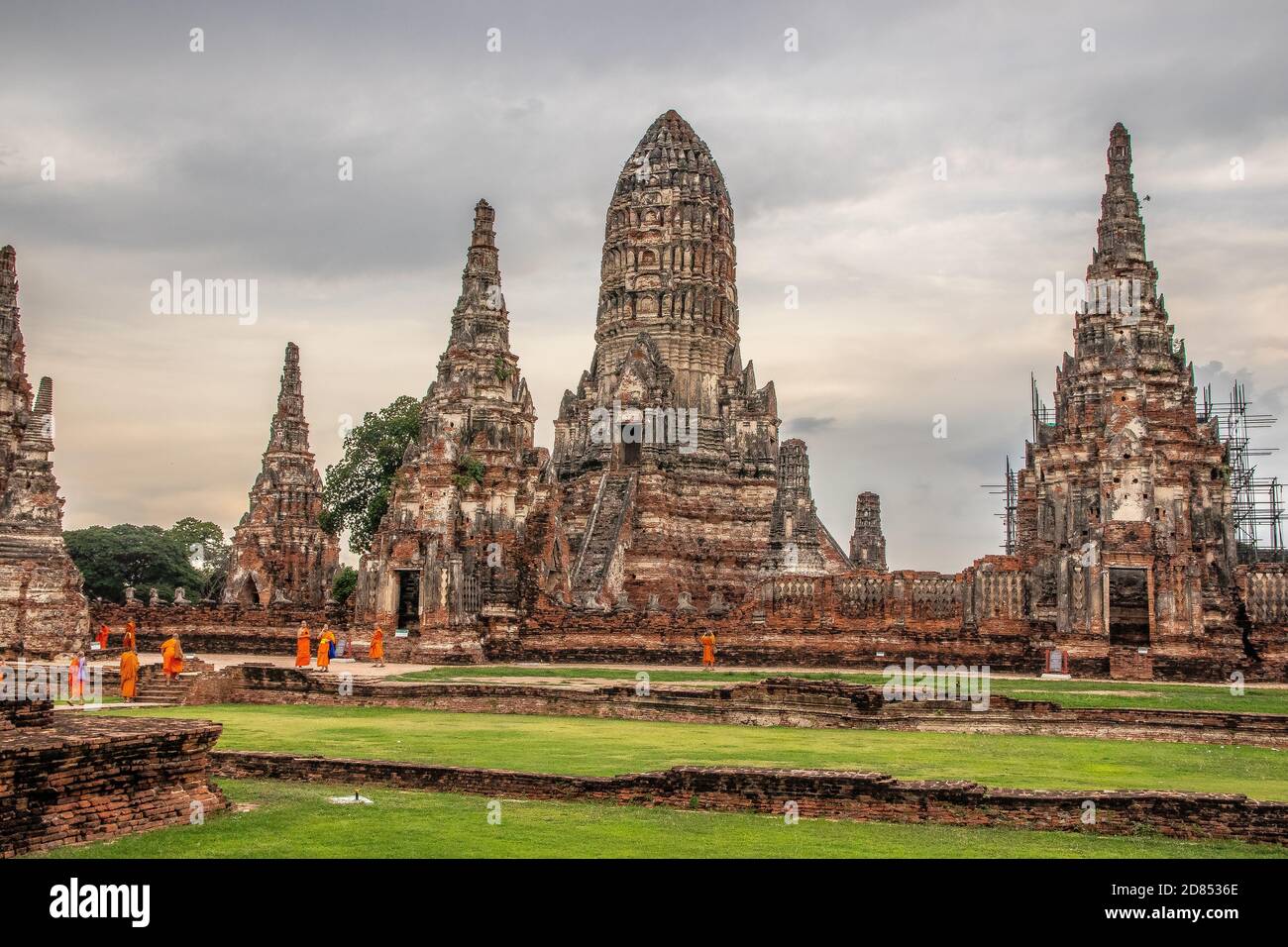 Ayutthaya Wat Chai Wattanaram Thailand Stock Photo - Alamy