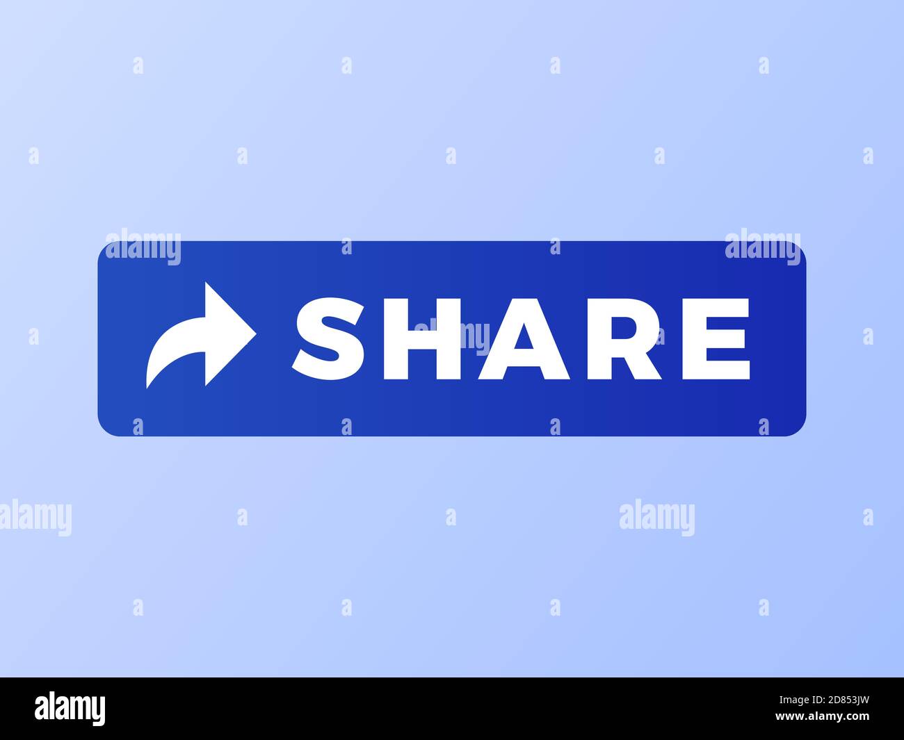 Flat Social Share Buttons