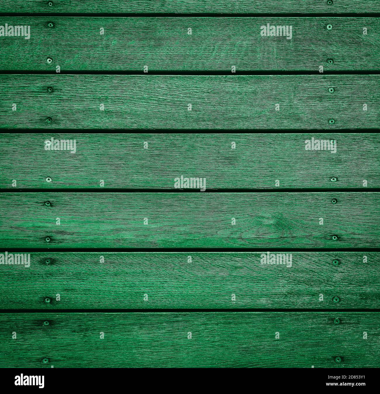 Green horizontal wooden texture for background or mockup. Rustic ...