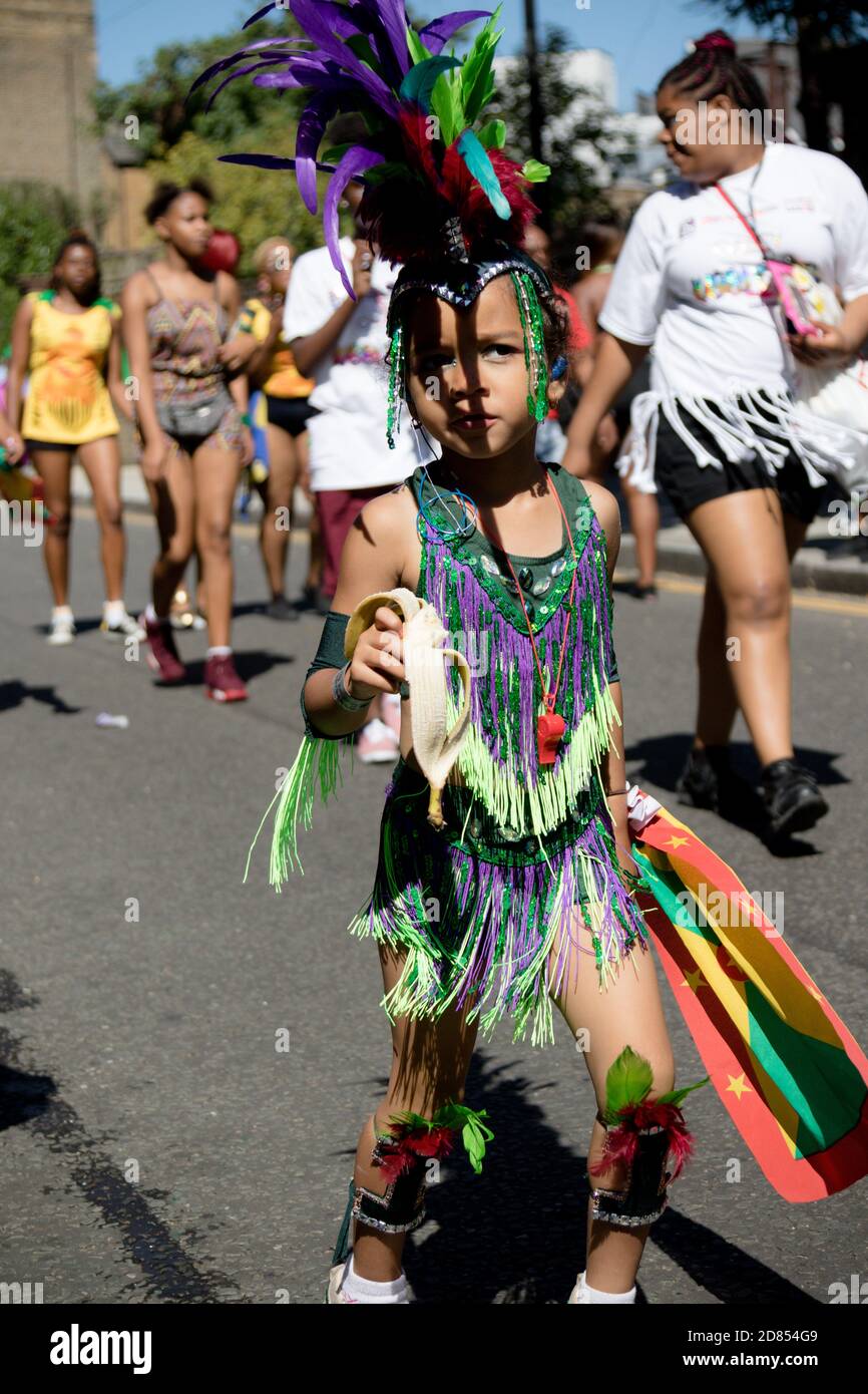 London, United Kingdom - August 27, 2017. Notting Hill Carnival one of ...
