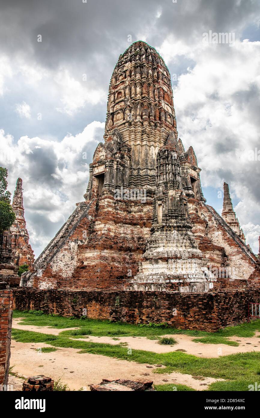 Ayutthaya Wat Chai Wattanaram Thailand Stock Photo - Alamy