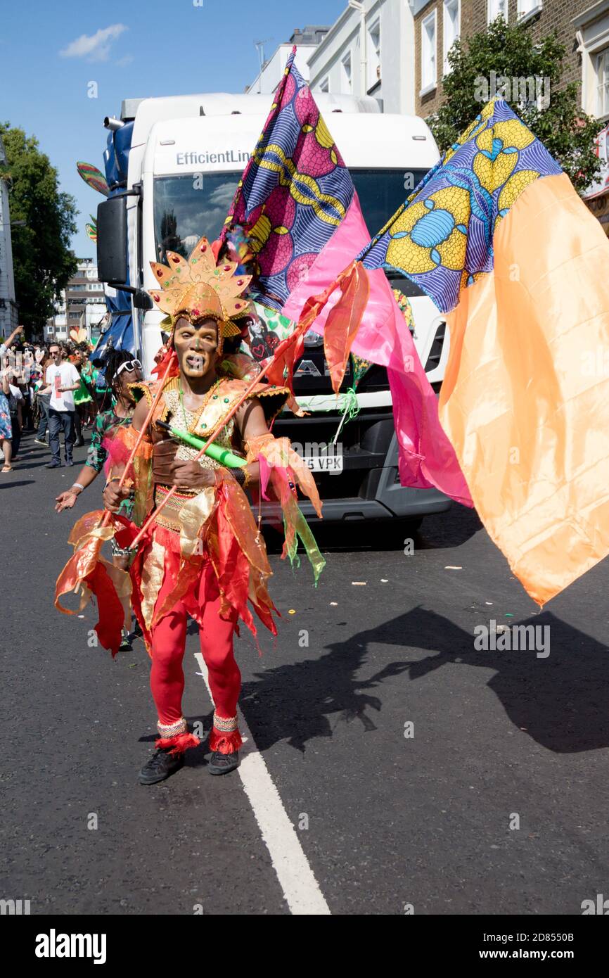 London, United Kingdom - August 27, 2017. Notting Hill Carnival one of ...