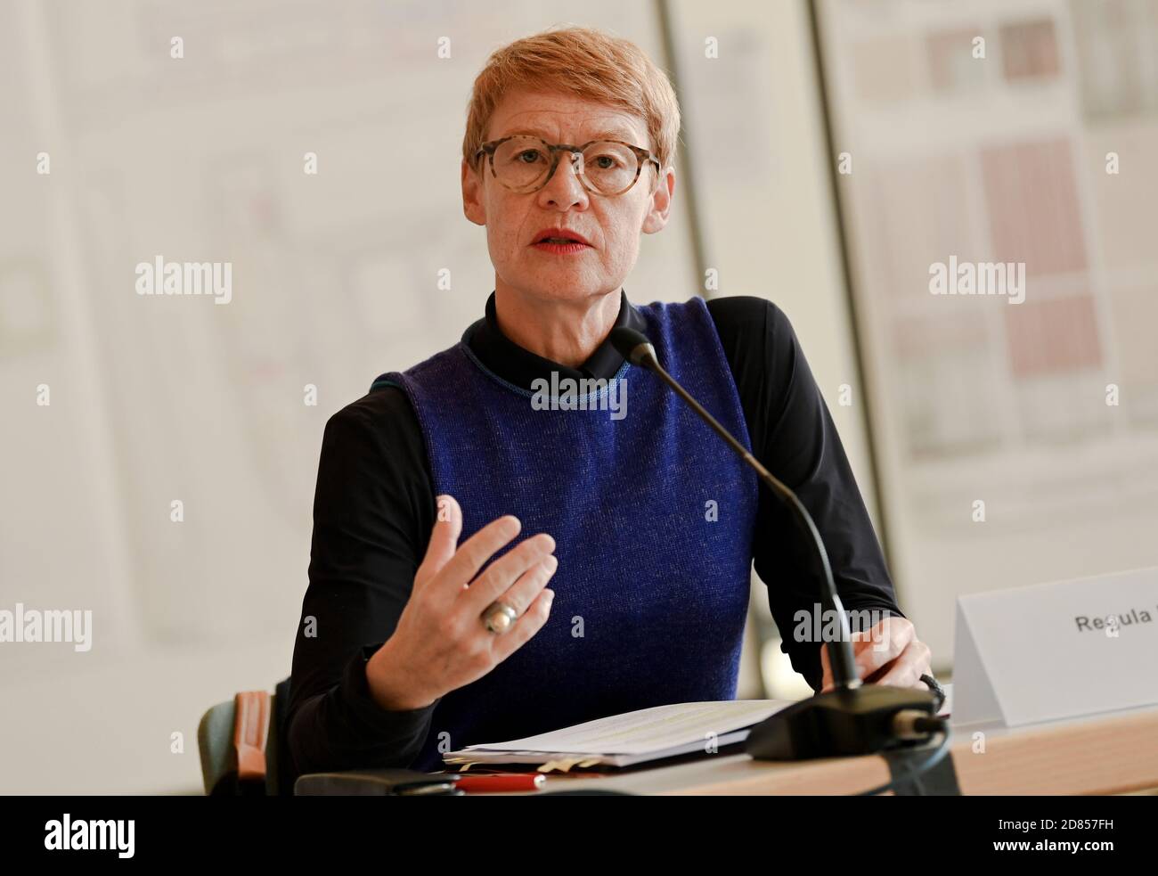 Berlin, Germany. 26th Oct, 2020. Regula Lüscher, Senate Building ...