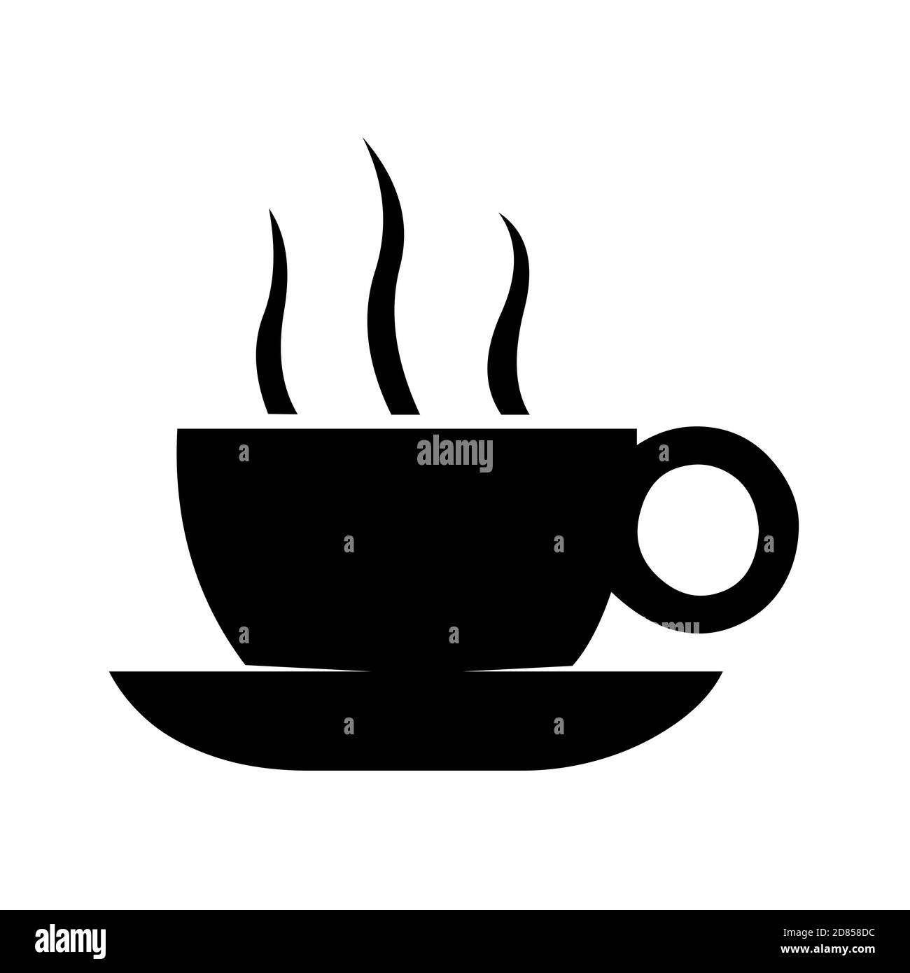 Coffee symbol icon Stock Photo - Alamy