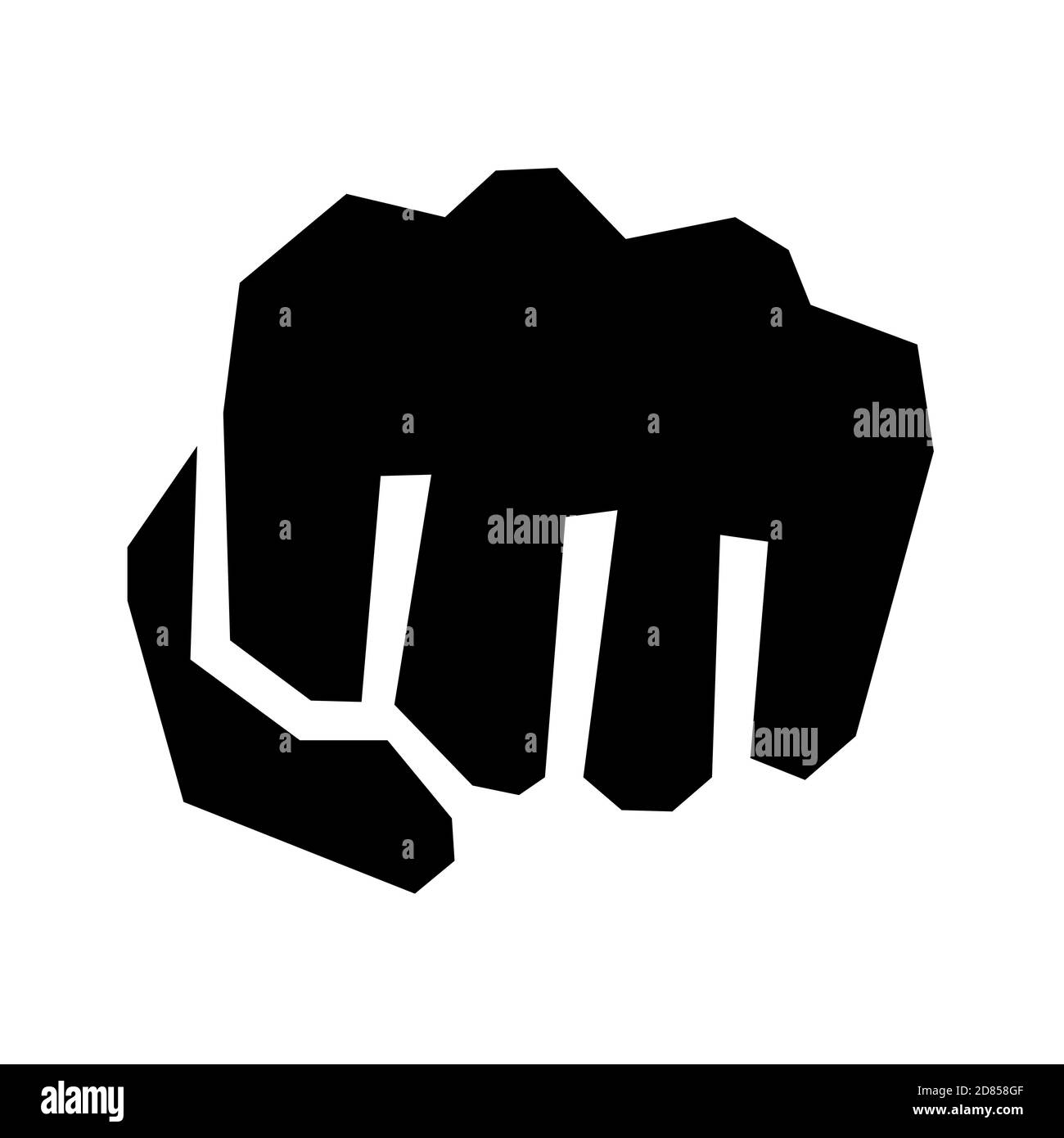 Fist symbol icon Stock Photo - Alamy