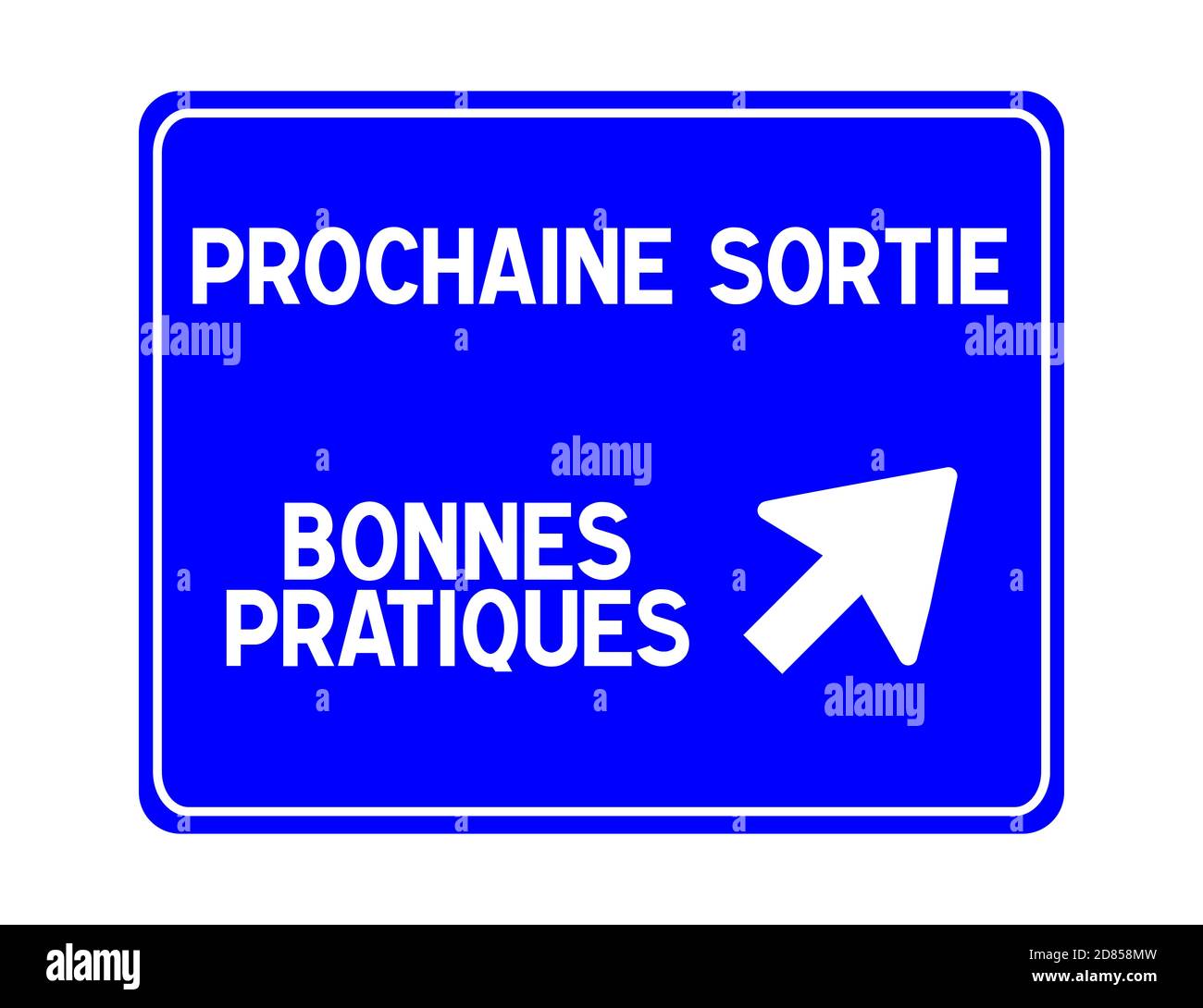 Next exit sign france hi-res stock photography and images - Alamy