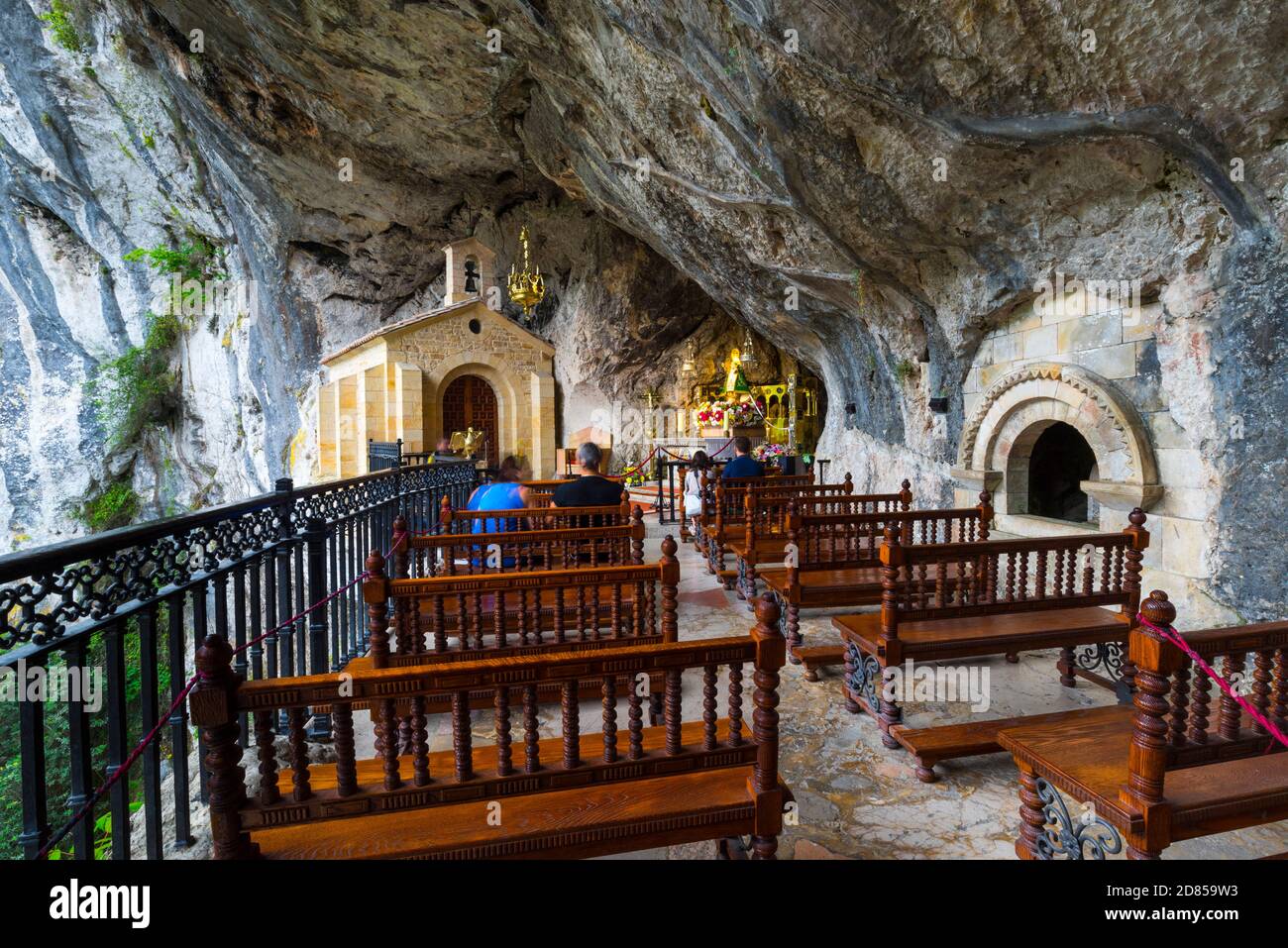 Santa María cave, Covadonga, Picos de Europa National Park, Asturias ...