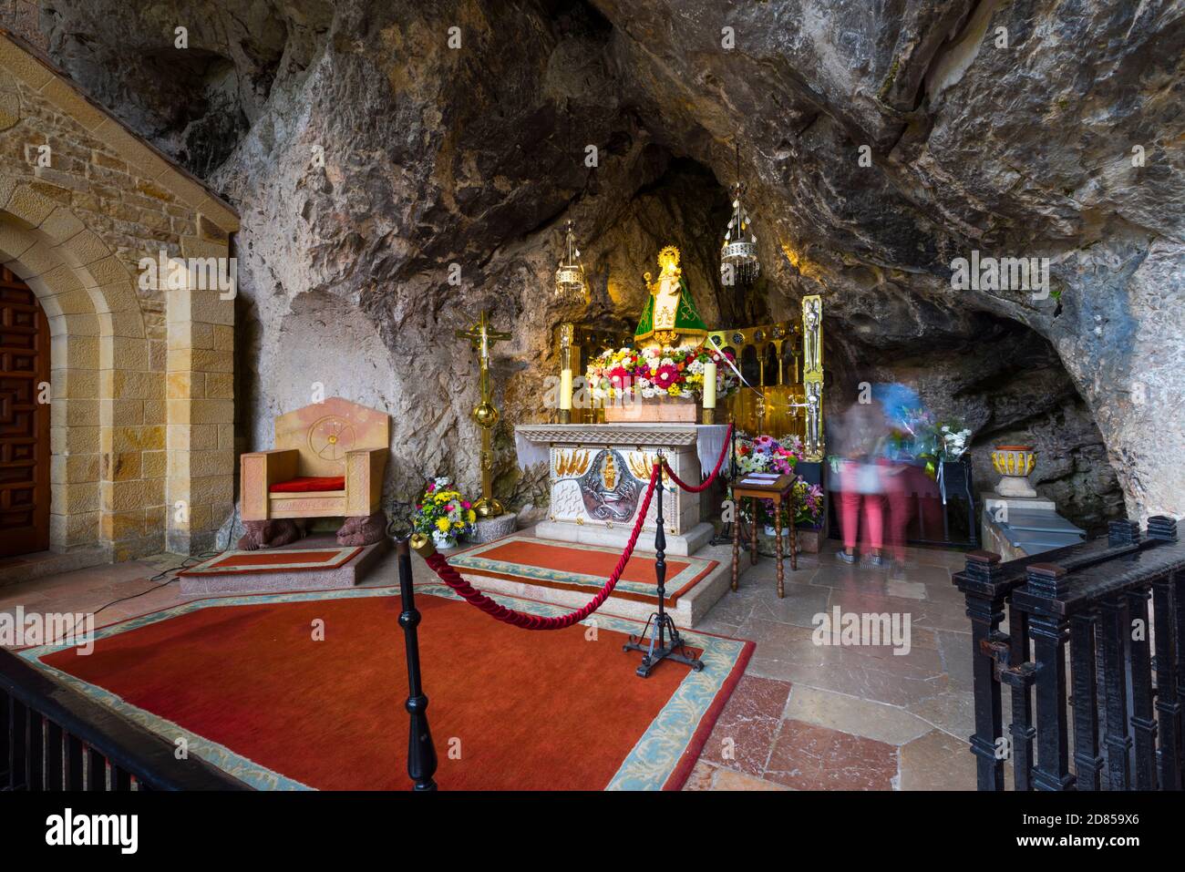 Santa María cave, Covadonga, Picos de Europa National Park, Asturias ...