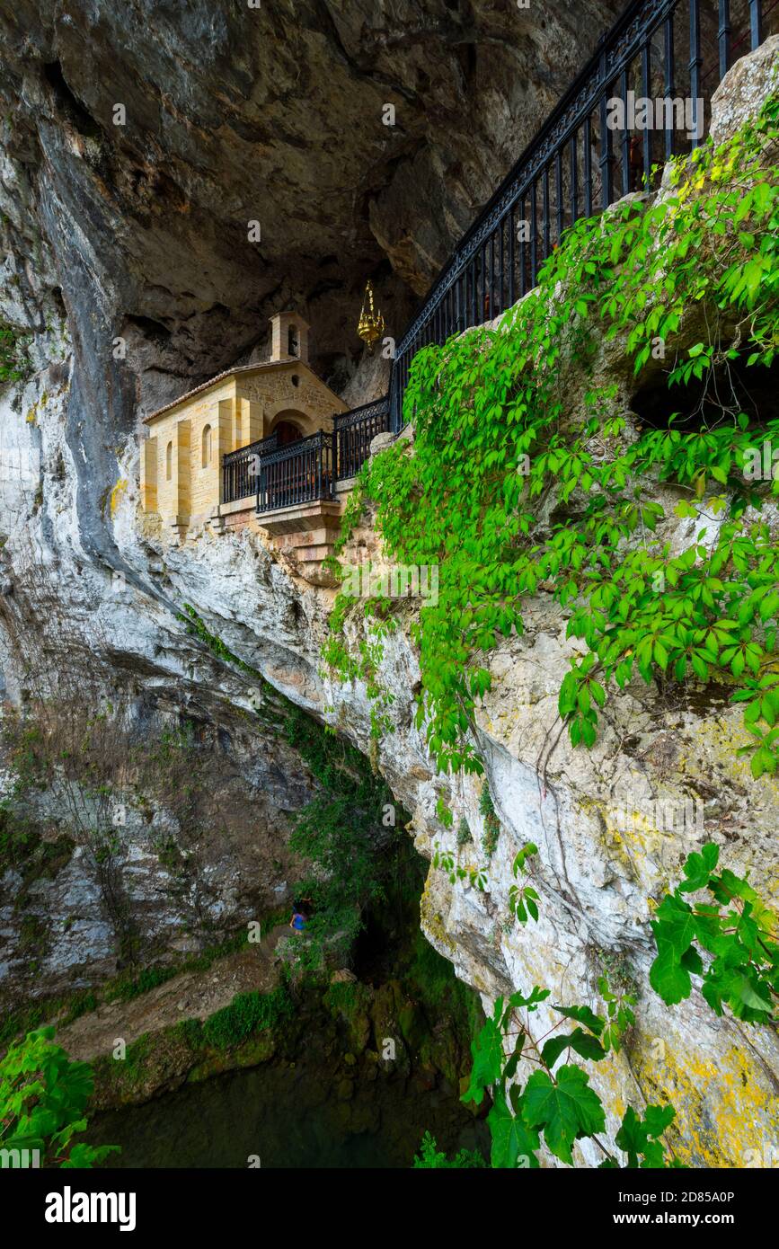 Santa María cave, Covadonga, Picos de Europa National Park, Asturias ...