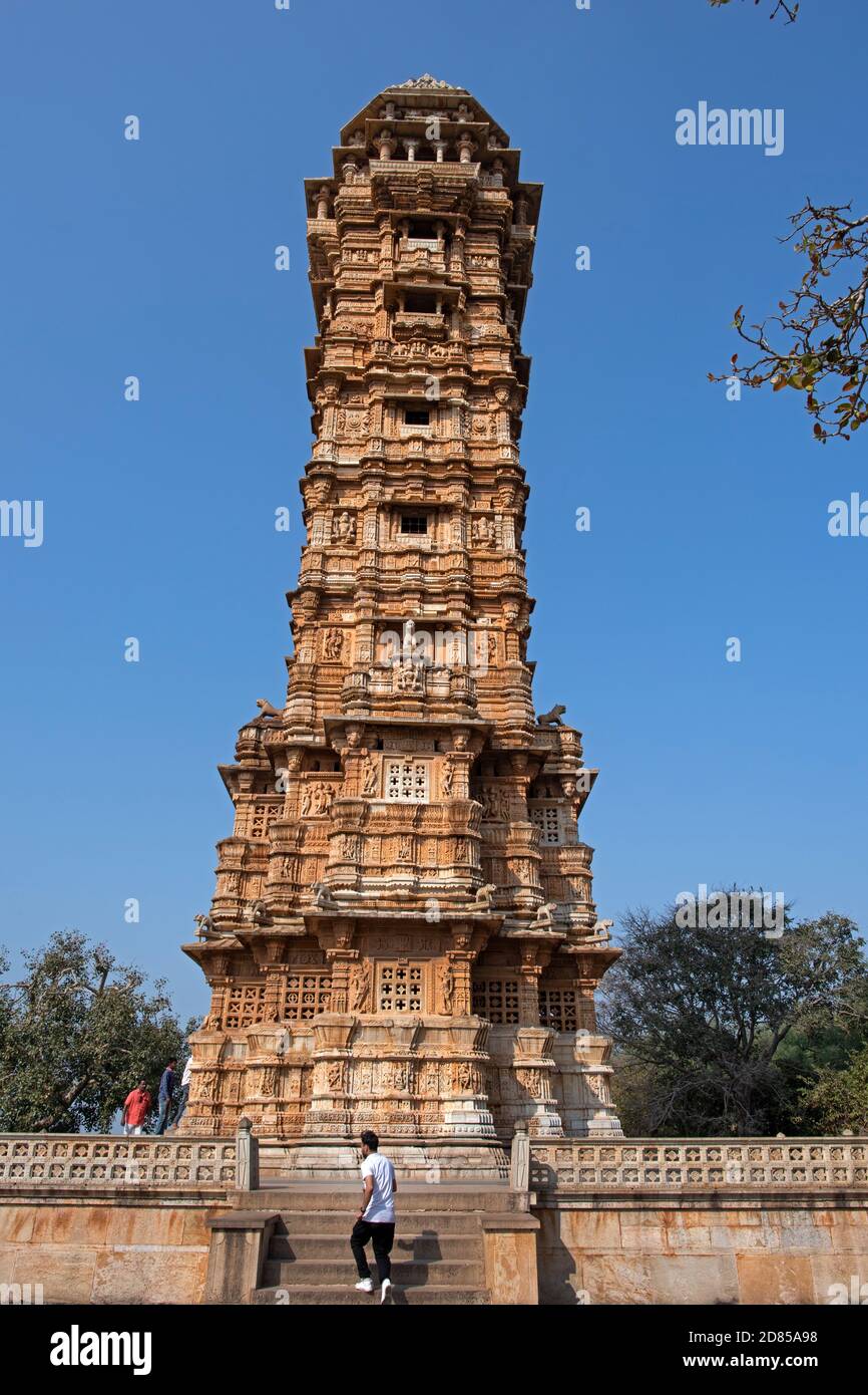 The Chittor Fort or Chittorgarh is the largest fort in India. It is a ...
