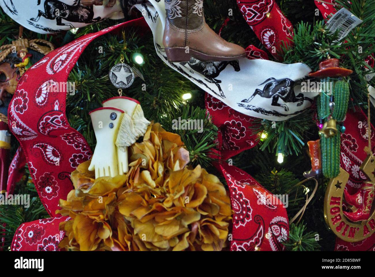 Cowboy Christmas Background