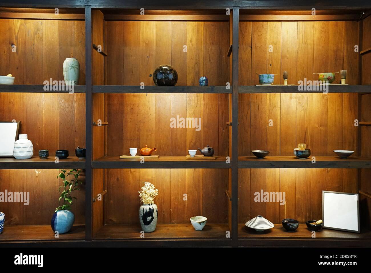 Interior design of Traditional Japanese Matcha green tea bar and bakery ...