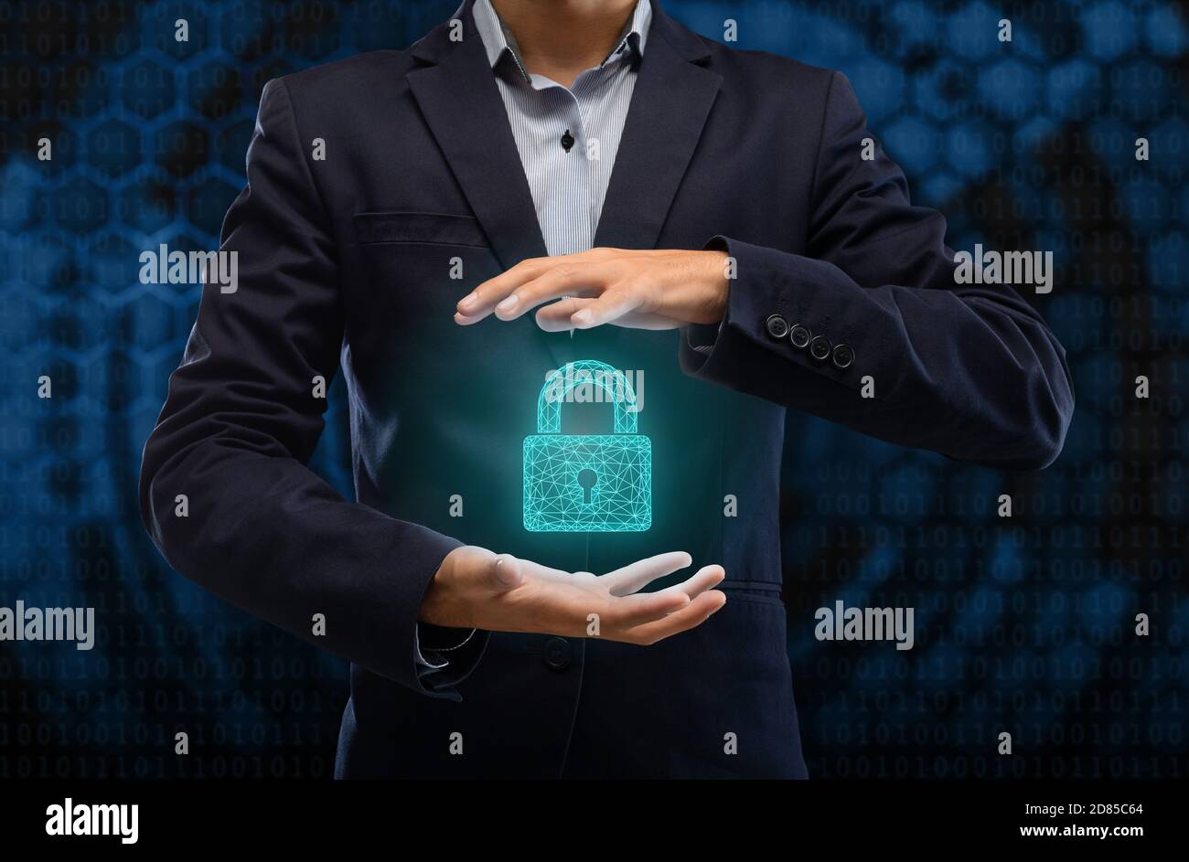 Padlock polygonal wireframe mesh hi-res stock photography and images ...