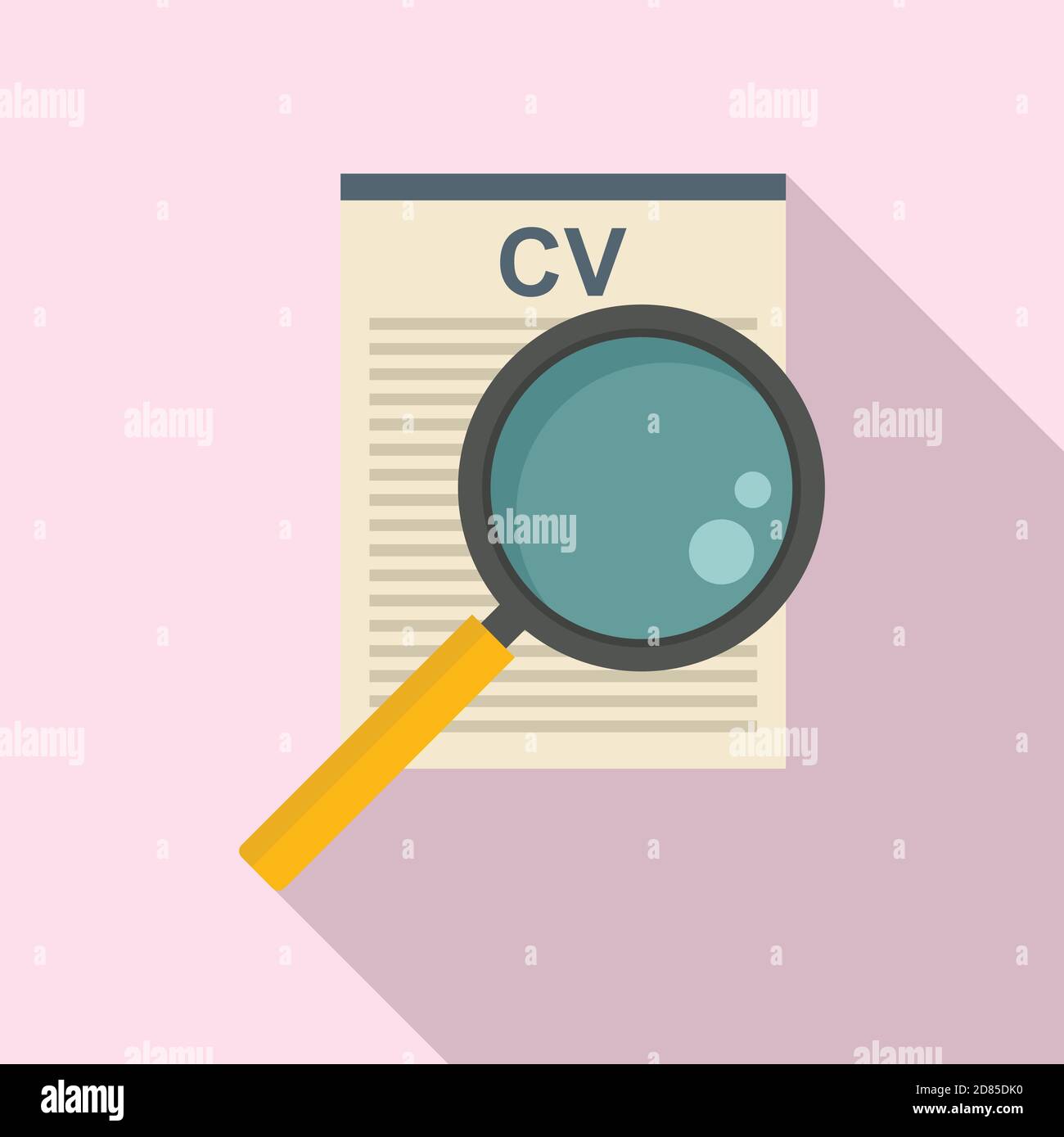 Internship cv paper icon, flat style Stock Vector Image & Art - Alamy