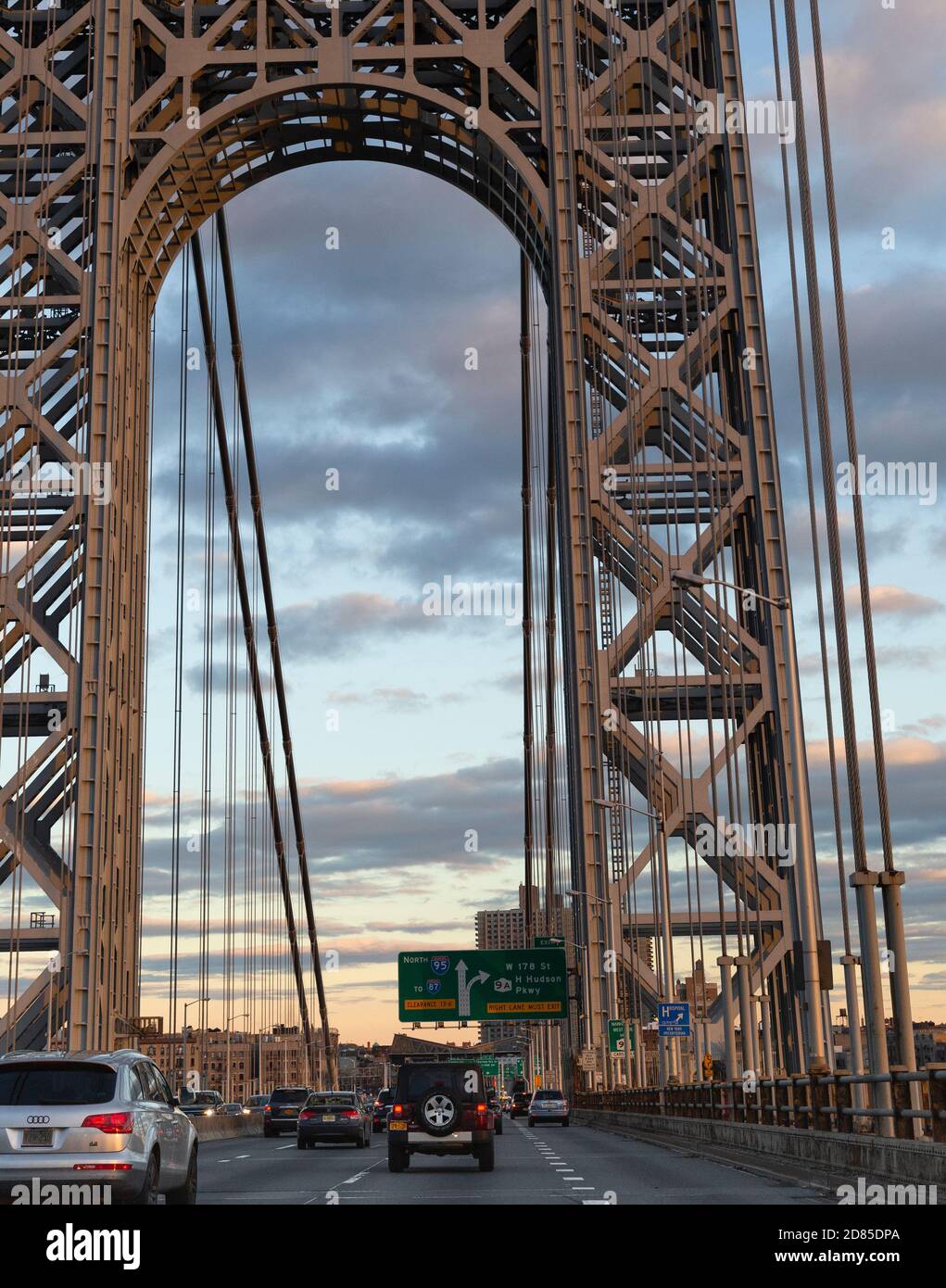 George Washington Bridge Stock Photo - Alamy