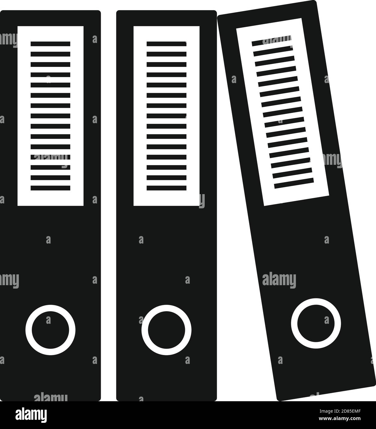 Stack folders Black and White Stock Photos & Images - Alamy