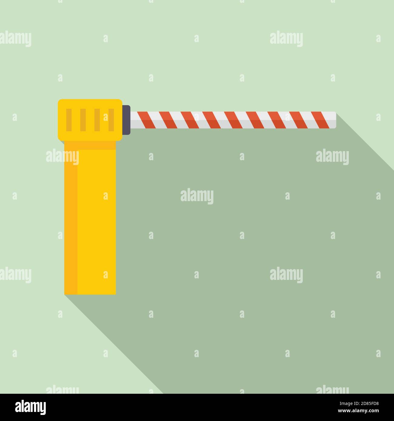 Control barrier icon, flat style Stock Vector Image & Art - Alamy