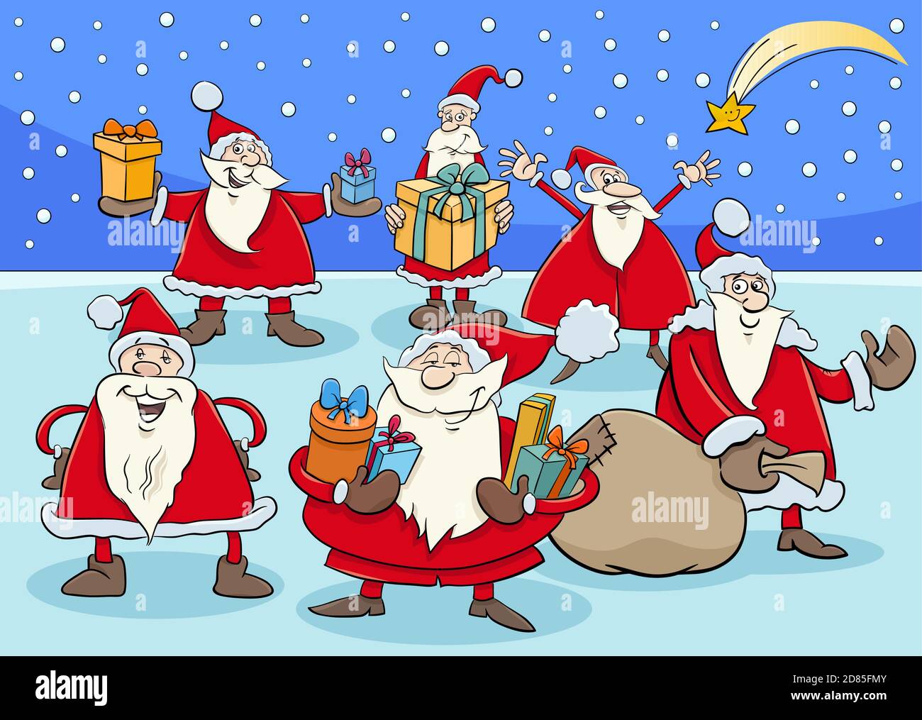 Funny christmas characters hi-res stock photography and images - Alamy