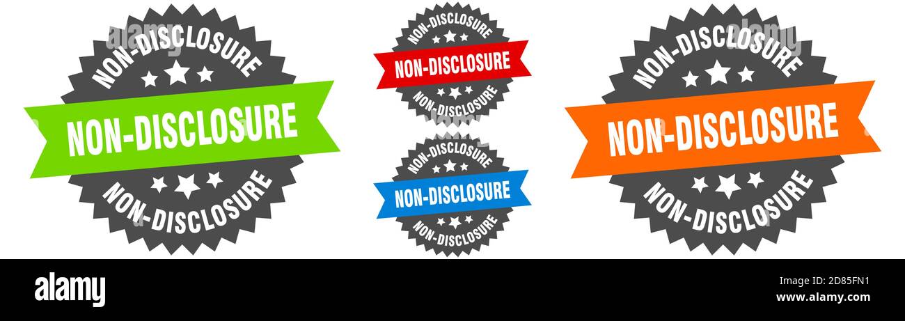Non disclosure stamp sign hi-res stock photography and images - Alamy