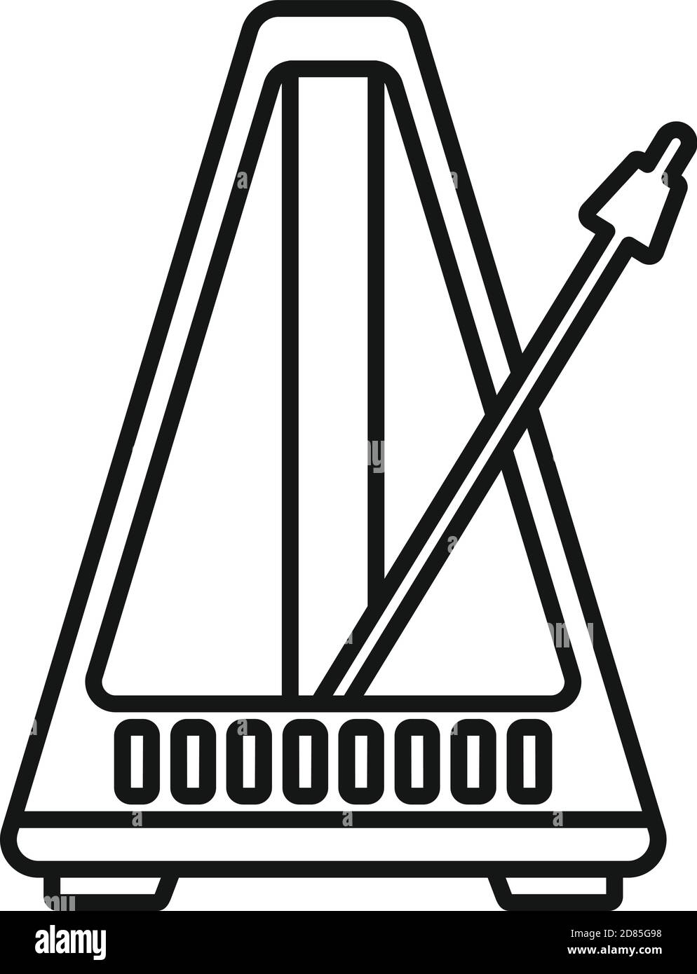 Metronome symbol Black and White Stock Photos & Images - Alamy