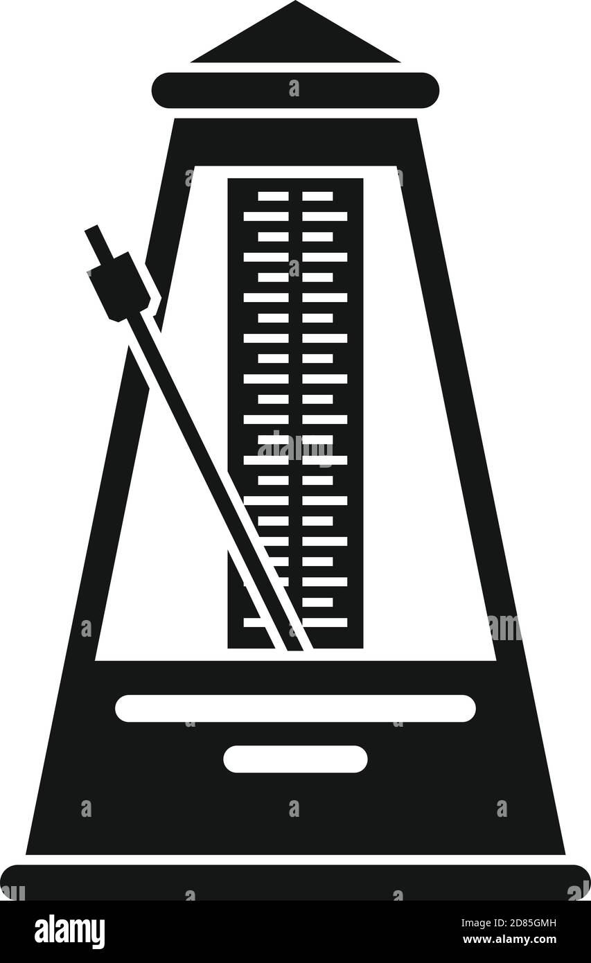 Mechanical metronome icon, simple style Stock Vector Image & Art - Alamy