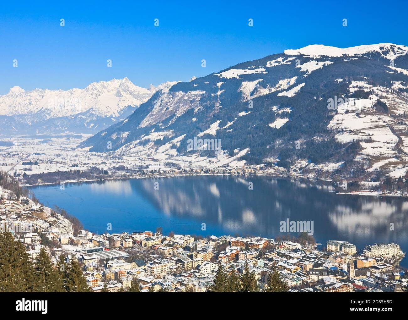 Ski resort Zell am See. Austria Stock Photo - Alamy