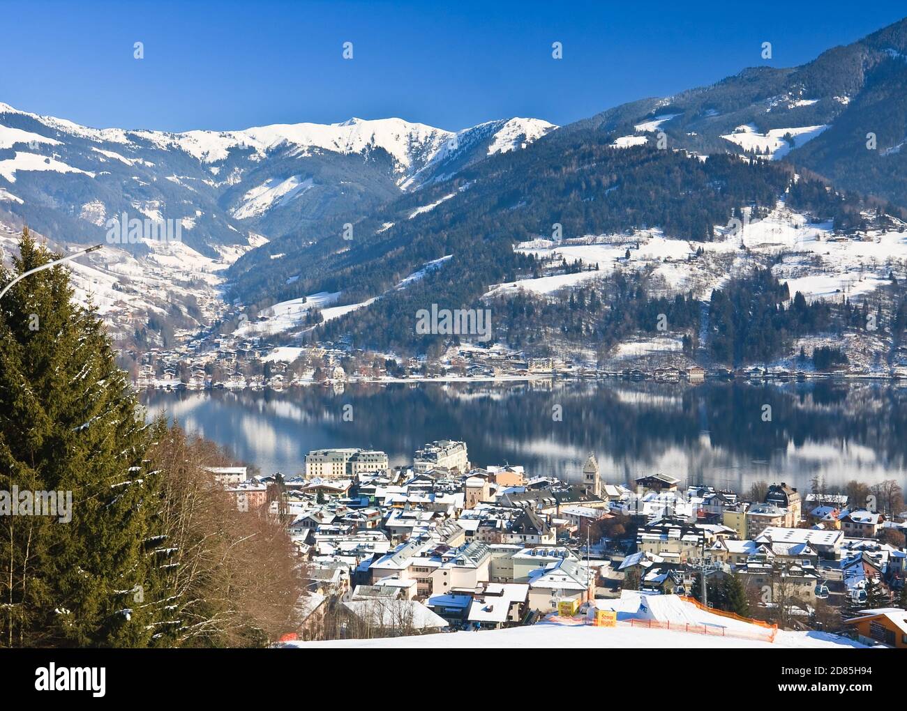 Ski resort Zell am See. Austria Stock Photo - Alamy