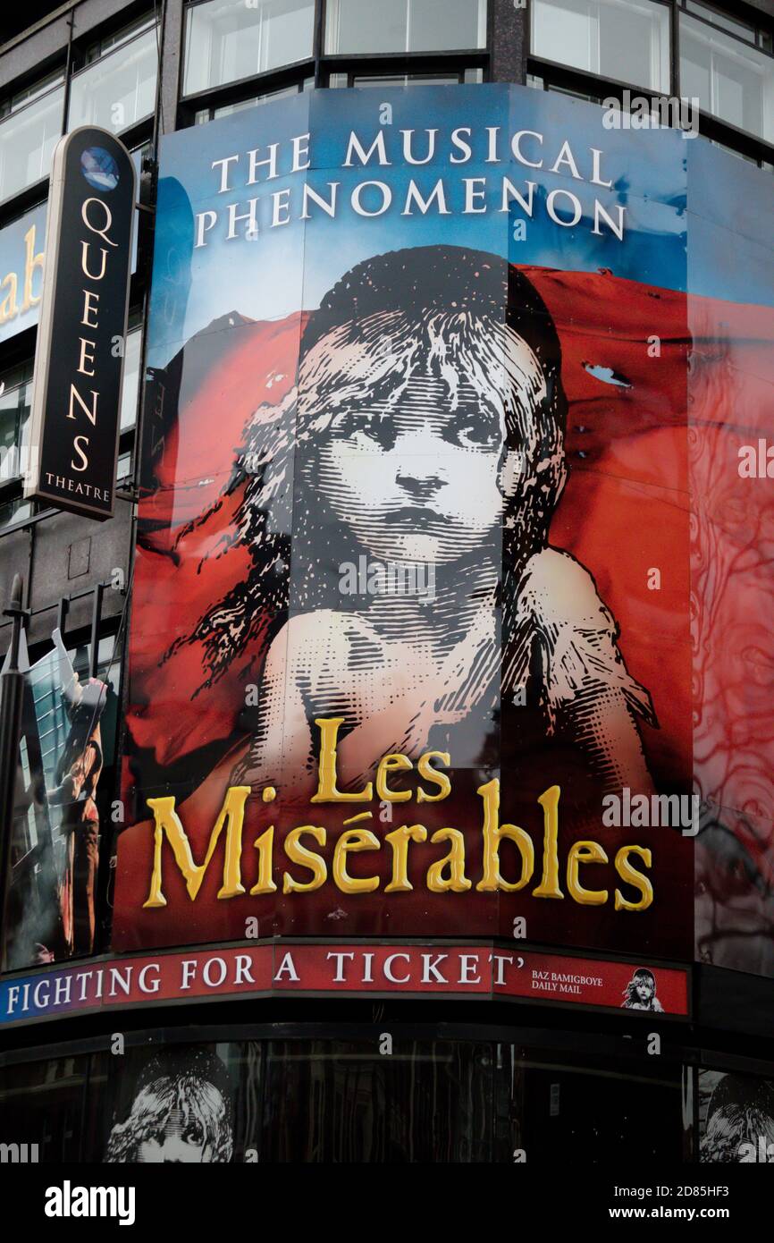 London, United Kingdom, 18th Febuary 2018:- Les Miserables at the Queen ...
