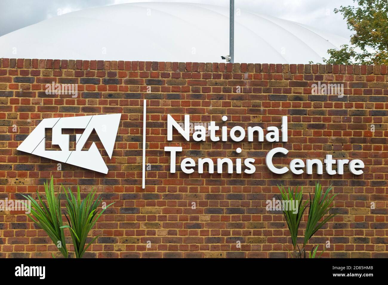 Entrance with updated sign / logo / signage for the LTA at the National ...