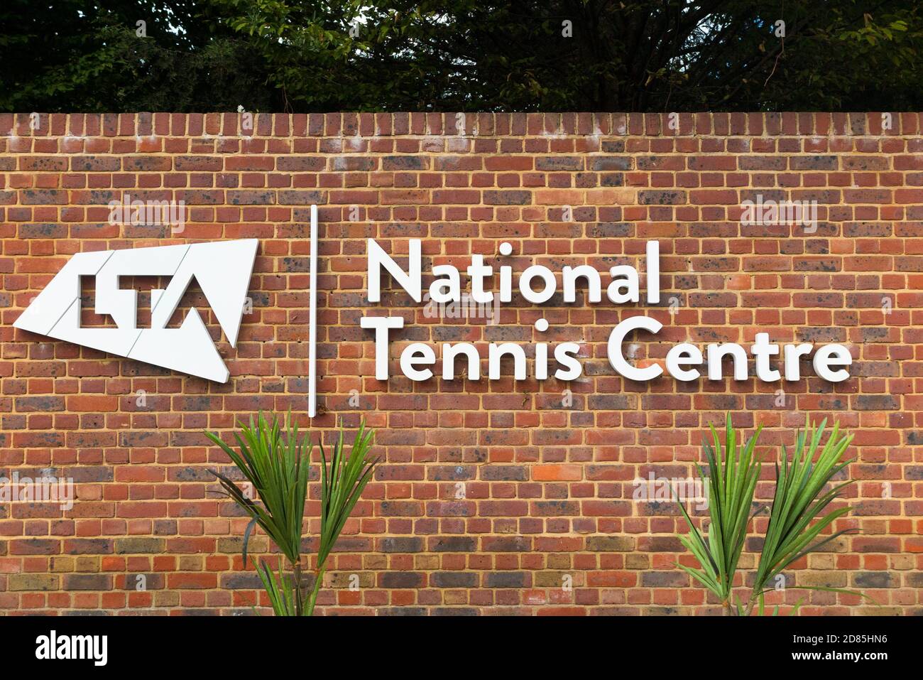Entrance with updated sign / logo / signage for the LTA at the National ...