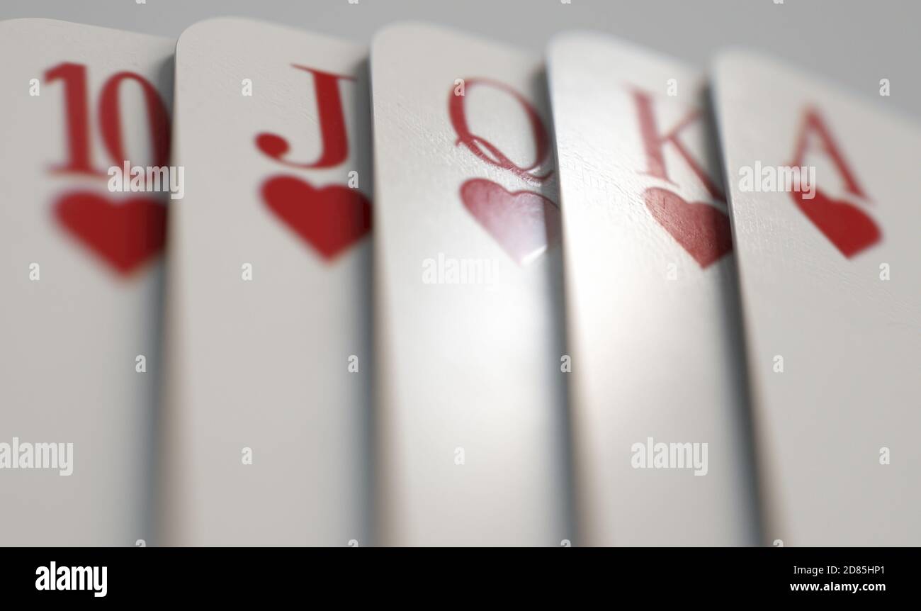 Fanned deck of cards hi-res stock photography and images - Alamy